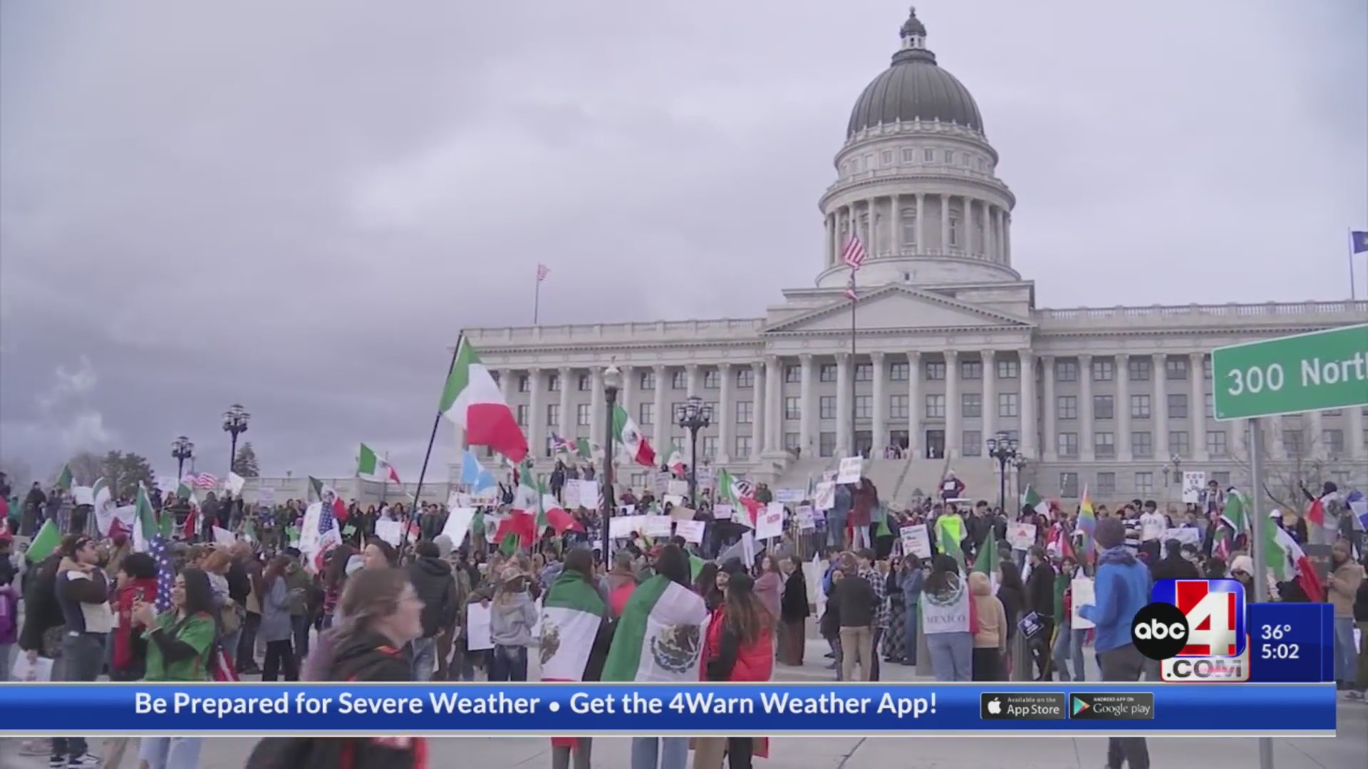 Protesters gather at Utah State Capitol to support immigrants, LGBTQ+ ...