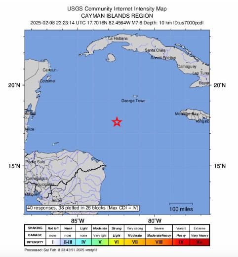 Massive 7.6-magnitude earthquake shakes Caribbean, tsunami warning issued