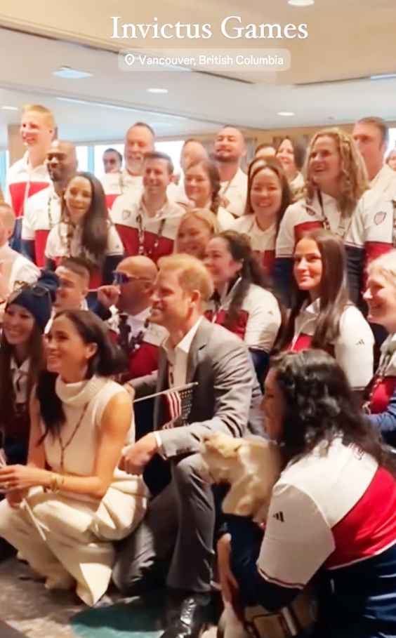 Meghan Markle shares glimpse of Prince Harry showing off his dance ...