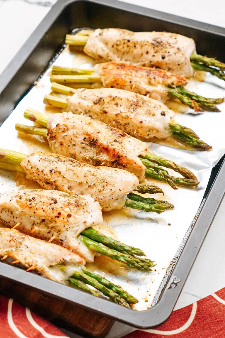 Asparagus Stuffed Chicken Breast
