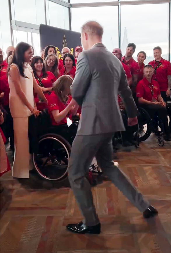 Meghan Markle shares glimpse of Prince Harry showing off his dance ...