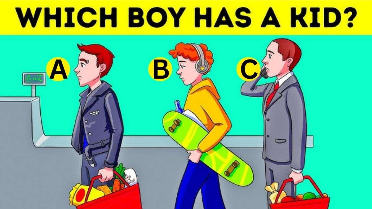 Brain Teaser: Spot Who Has A Kid? Only 1% With Attention To Detail Pass ...