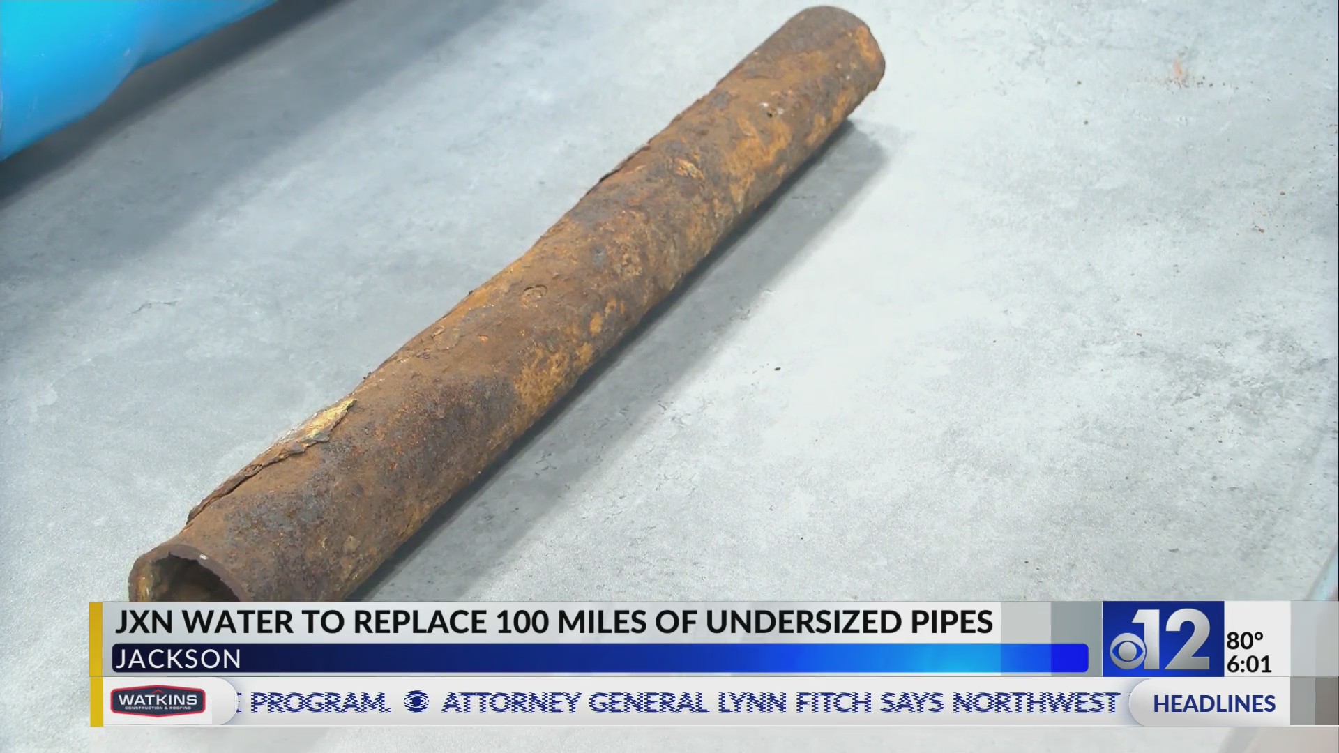 JXN Water to replace 100 miles of undersized pipes