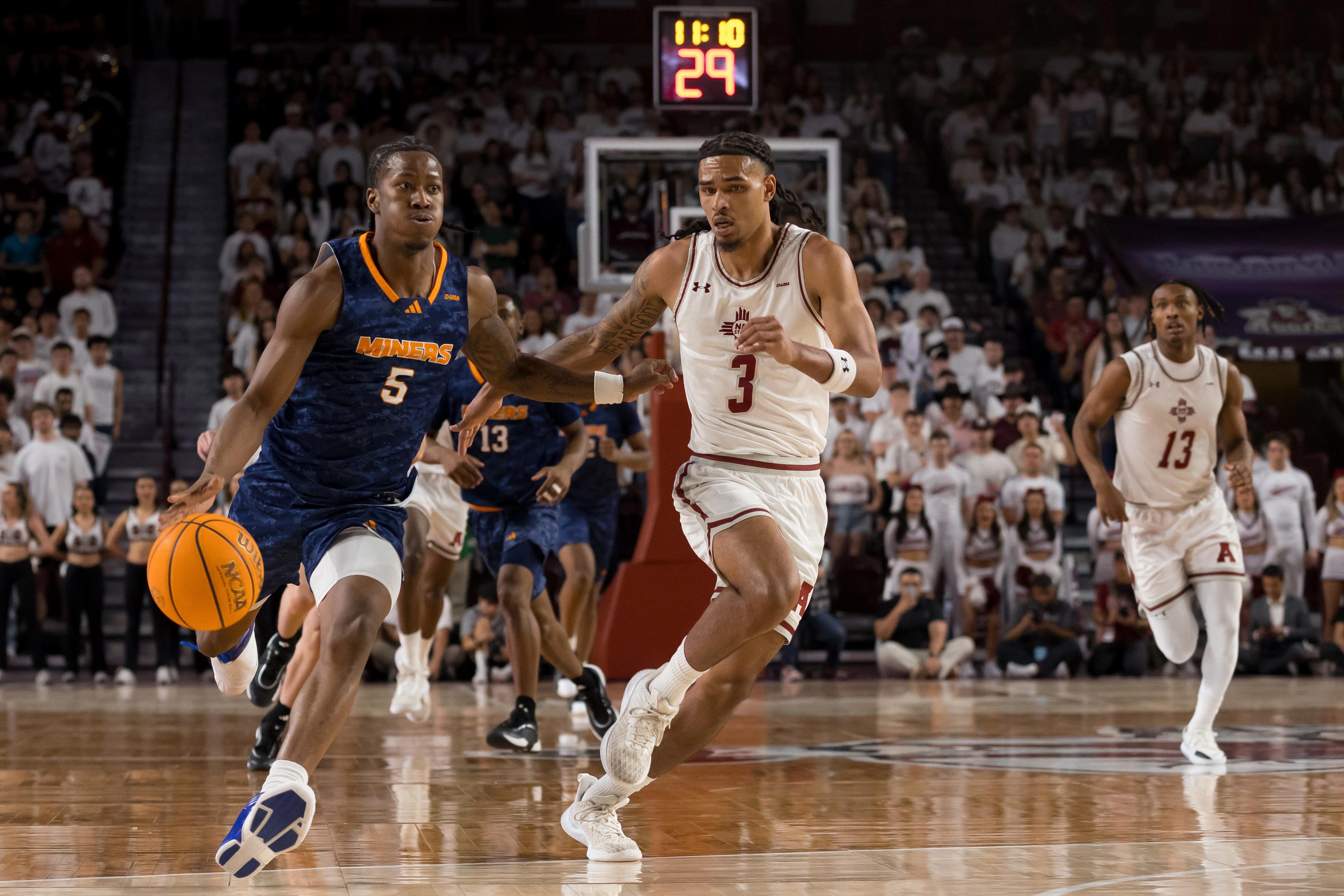 UTEP men's basketball holds off New Mexico State in Battle of I-10 thriller