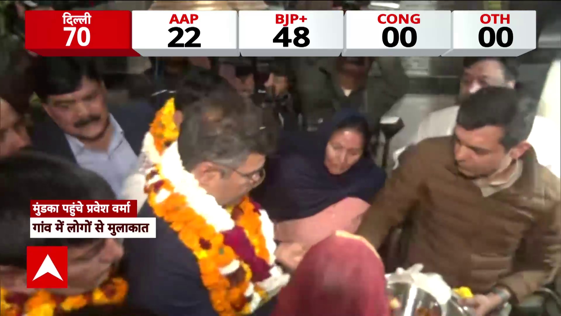Delhi Election Result 2025: Parvesh Verma Receives Grand Welcome in ...