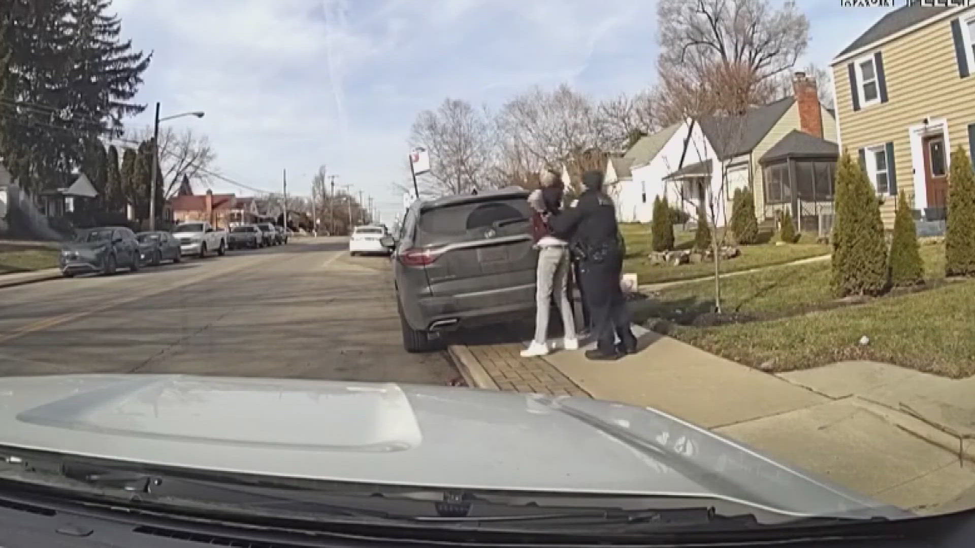 Police chief releases statement after viral video of man getting arrested while holding child