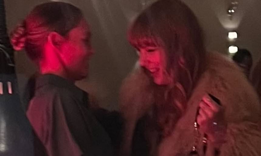 Taylor Swift and Kylie Kelce meet in New Orleans before the Super Bowl ...