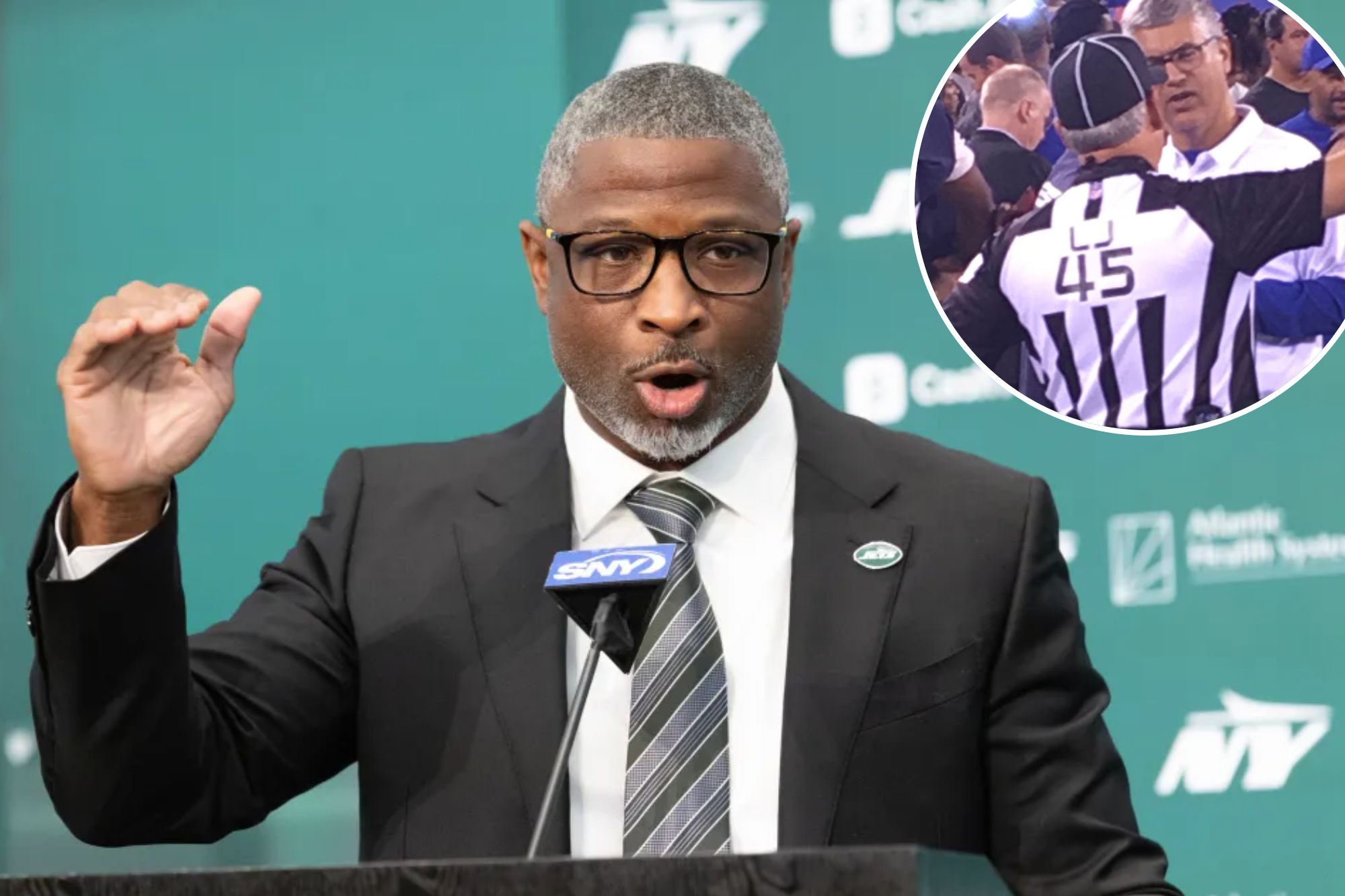 Aaron Glenn adds former Giants staffer Jon Berger for Jets game ...