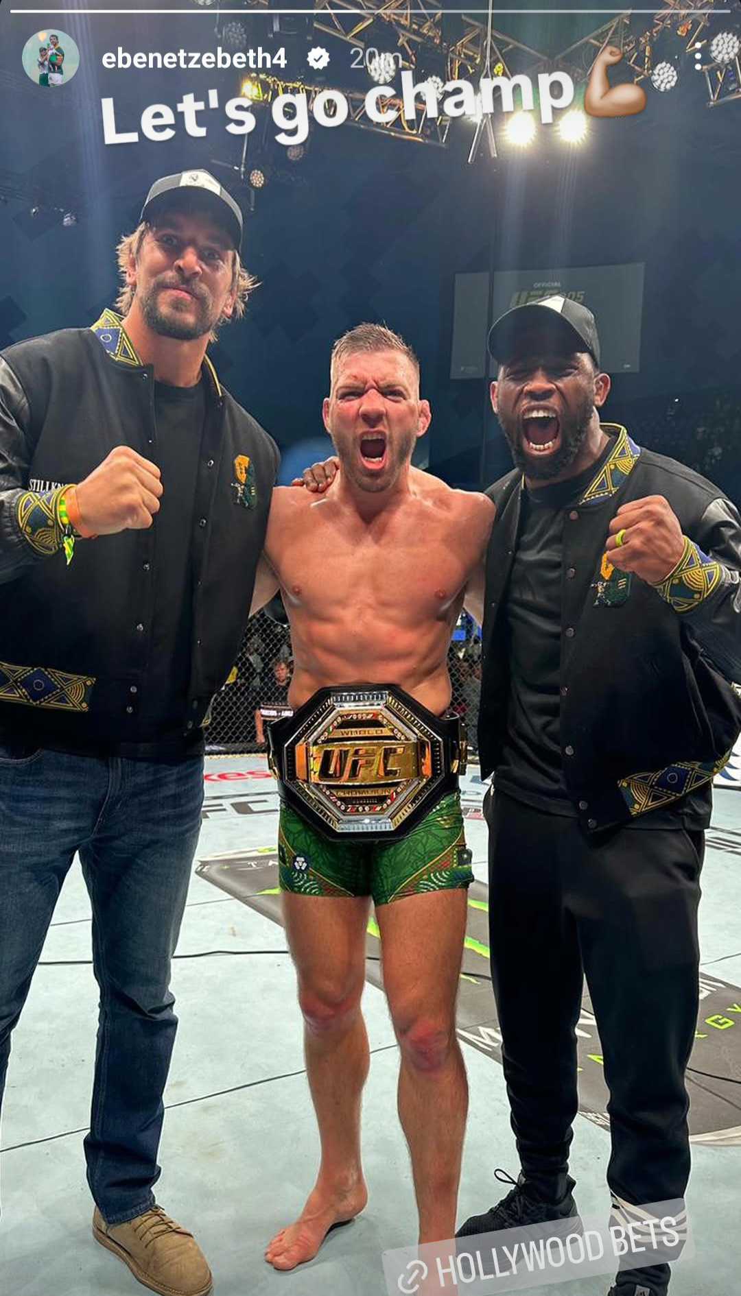 Eben Etzebeth backs Dricus: ‘Let’s go, champ!’