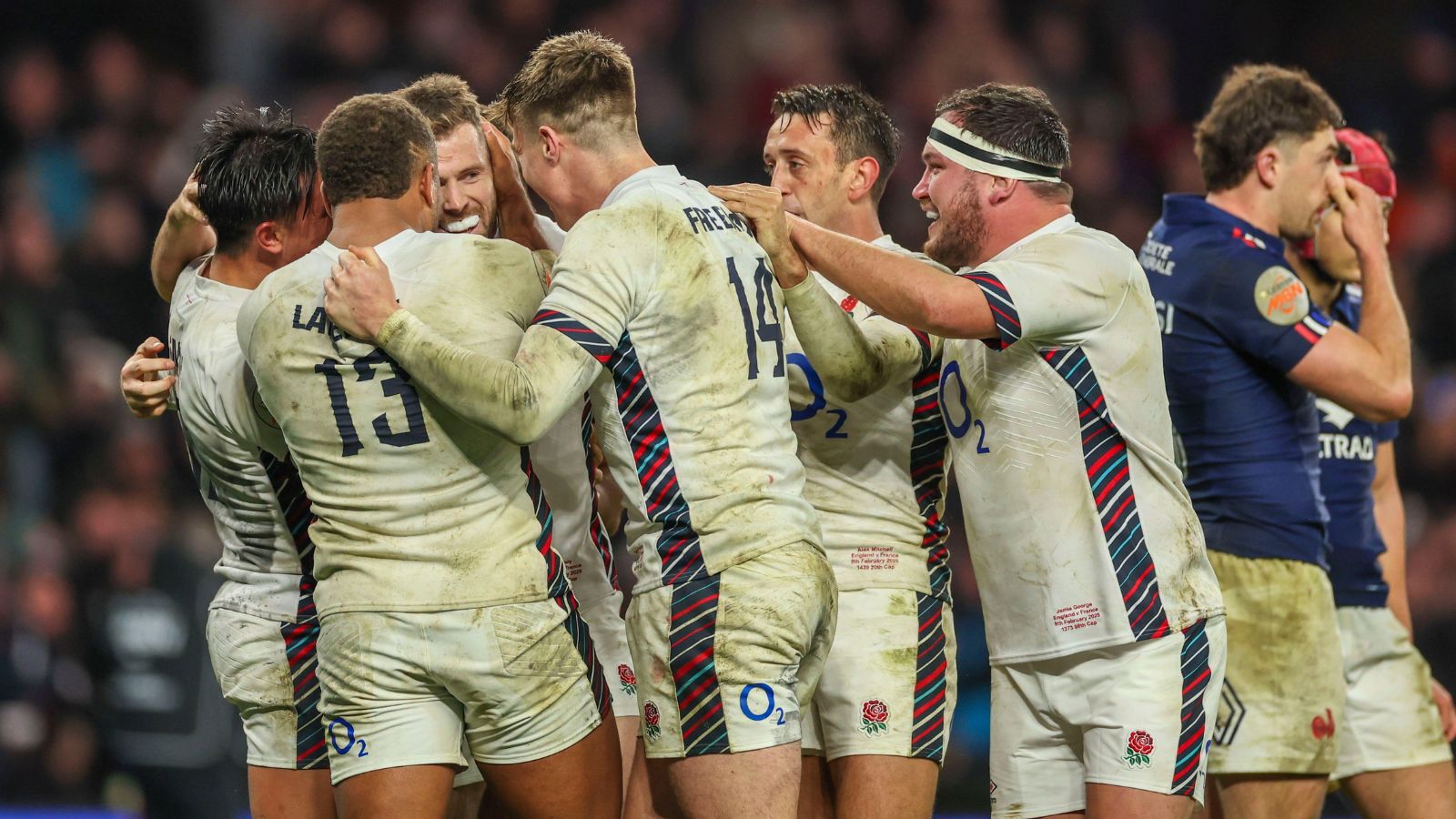 Fin Smith leads England to shock win over France that blows Six Nations ...