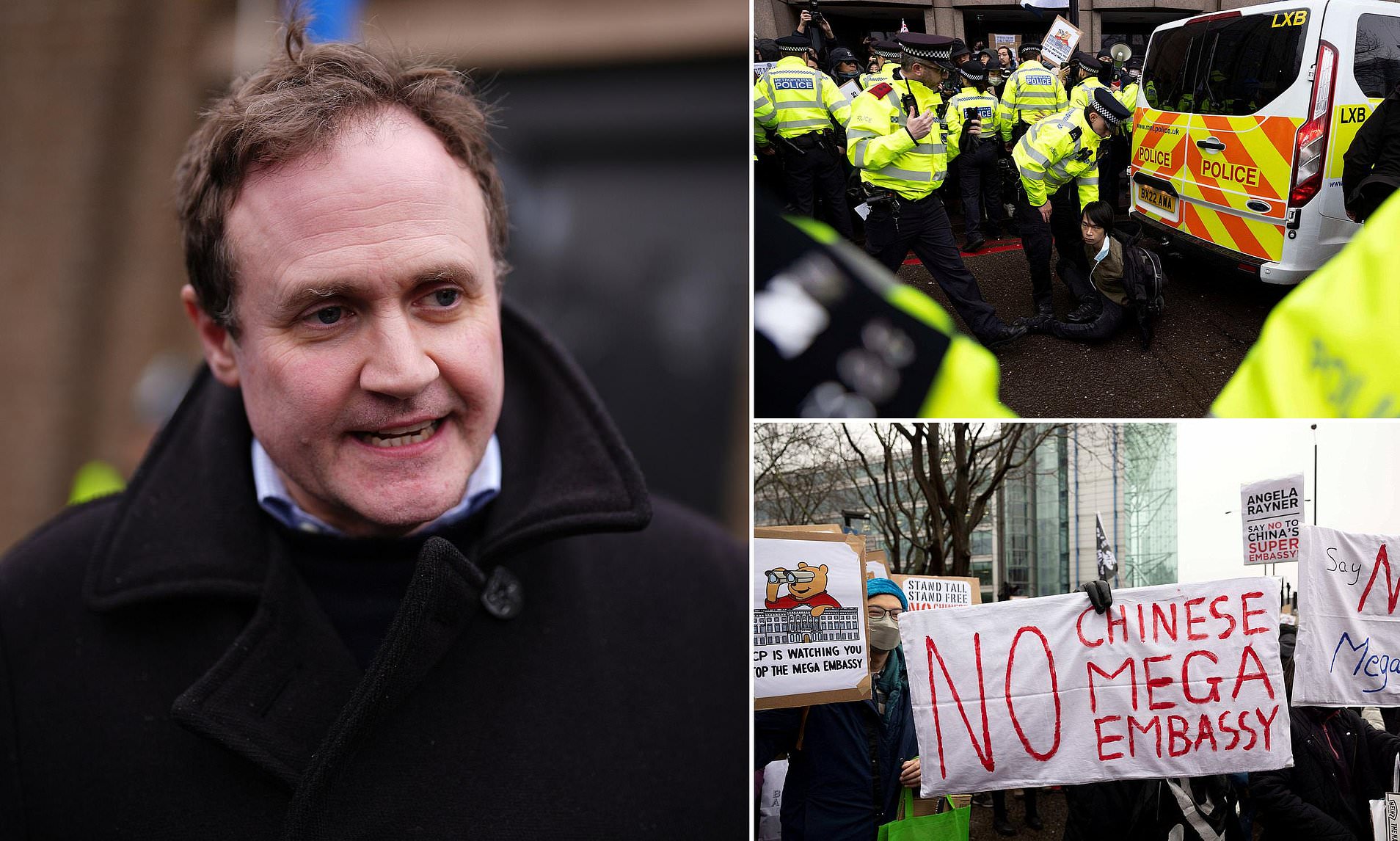 Tom Tugendhat says Chinese 'mega-embassy' would be a 'grave mistake'