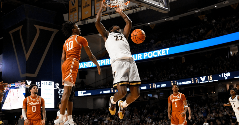 Texas falls on the road at Vanderbilt, 86-78
