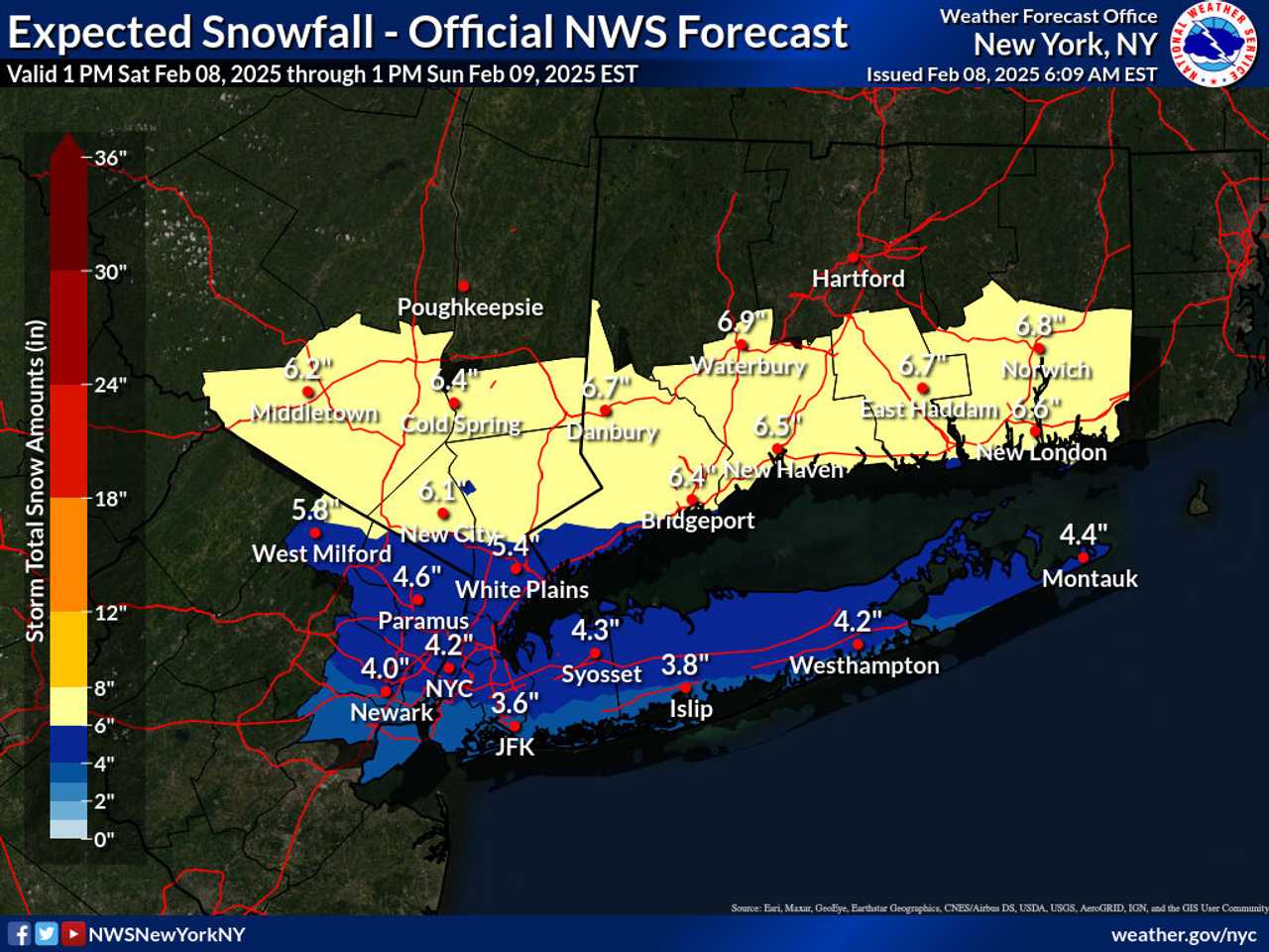 New Snowfall, Ice Predictions Released For Winter Storm: Here Are ...