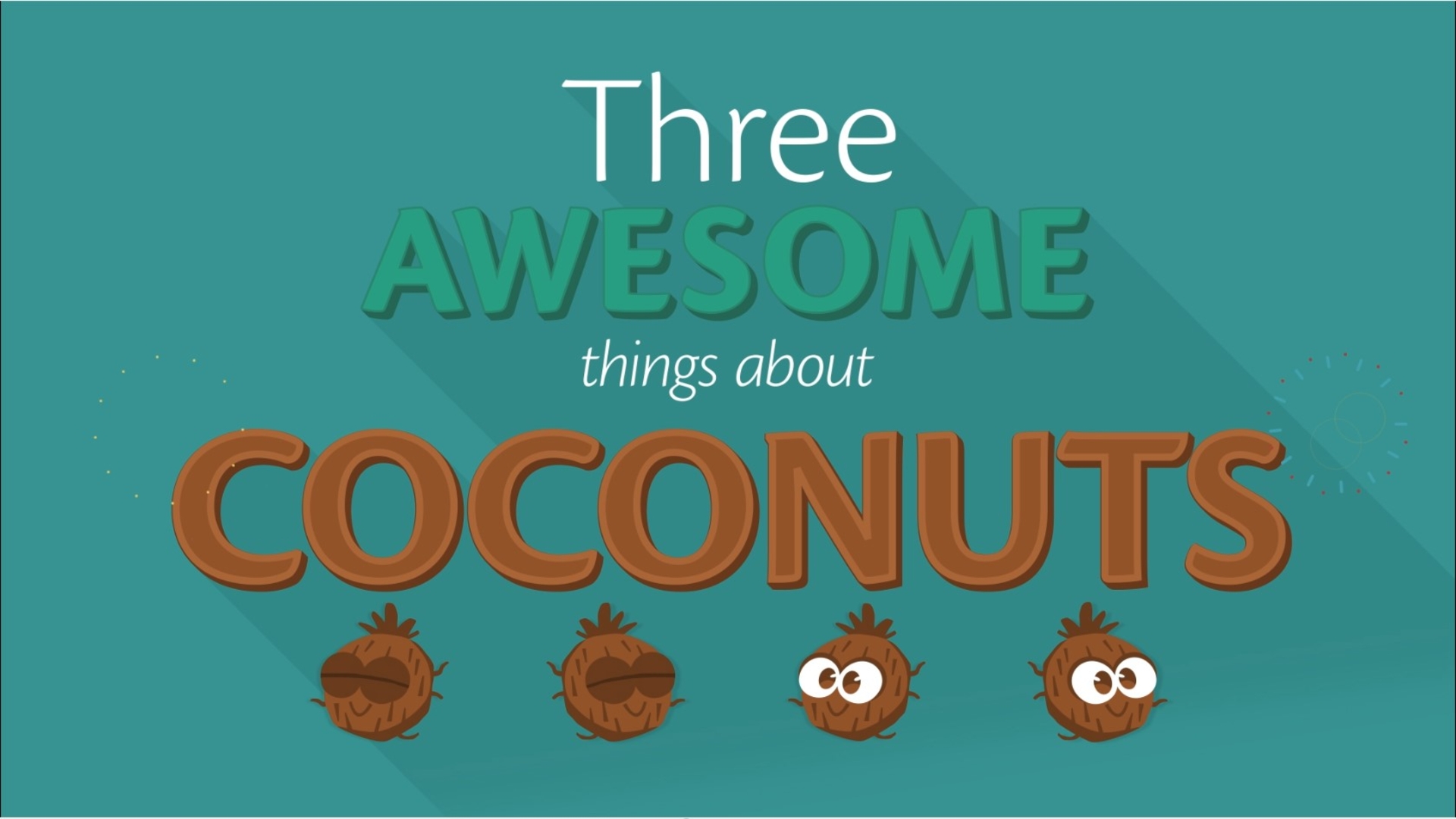 Three fun facts about coconuts