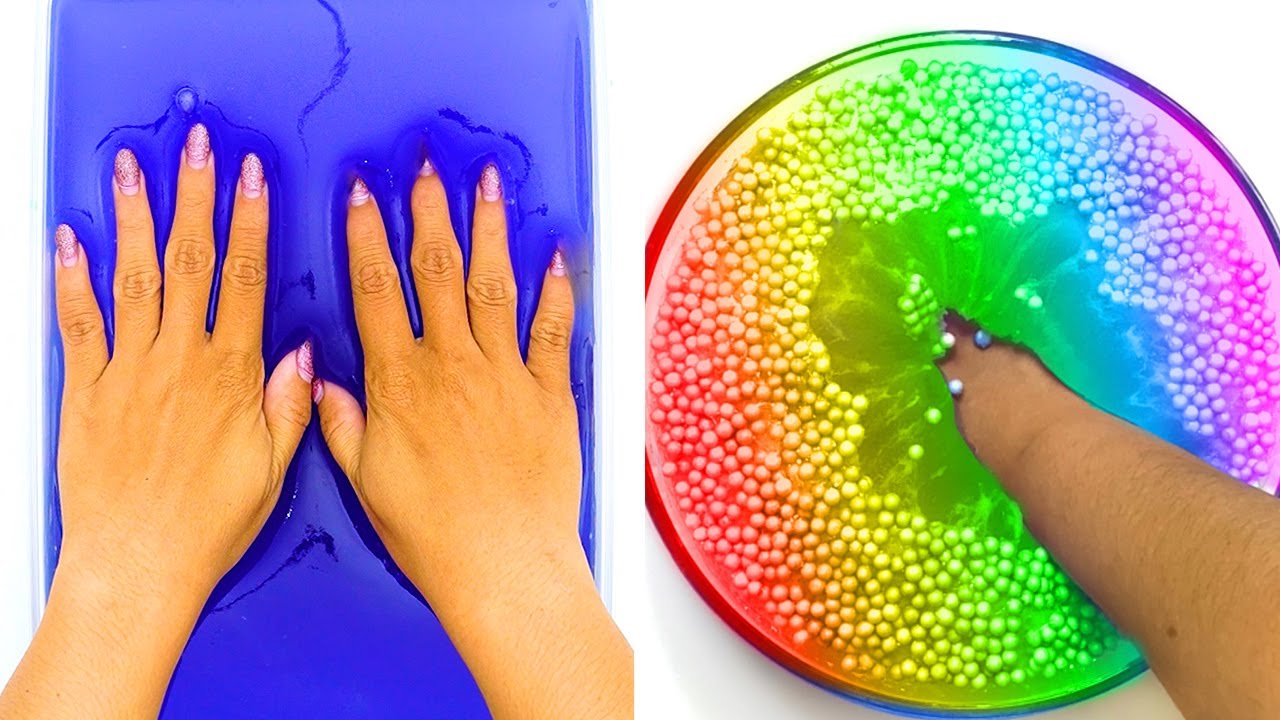 Satisfying ASMR Slime: Relax with Every Squish and Stretch 🍃😌
