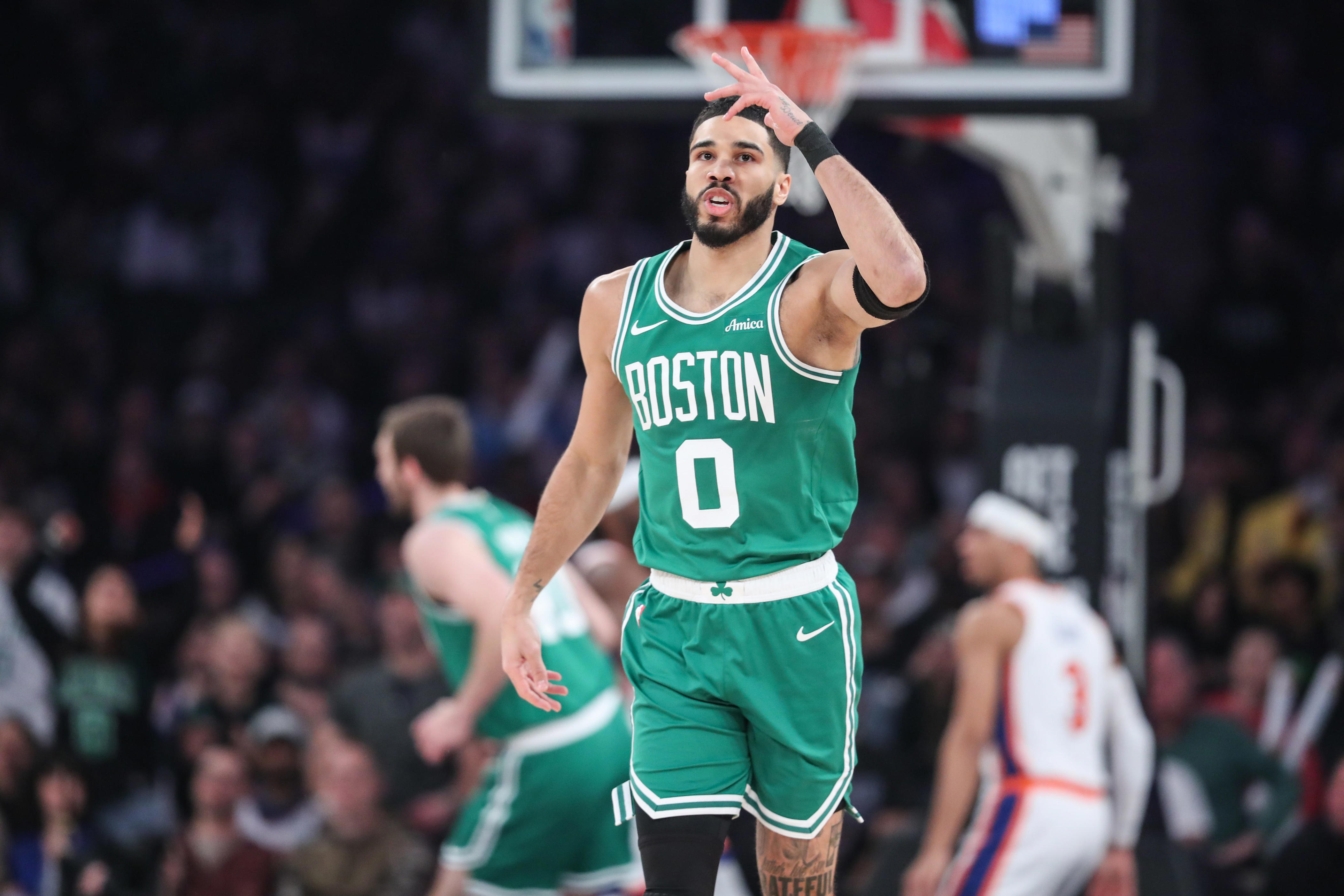 Star Boston Celtics forward Jayson Tatum gave an update on his recovery