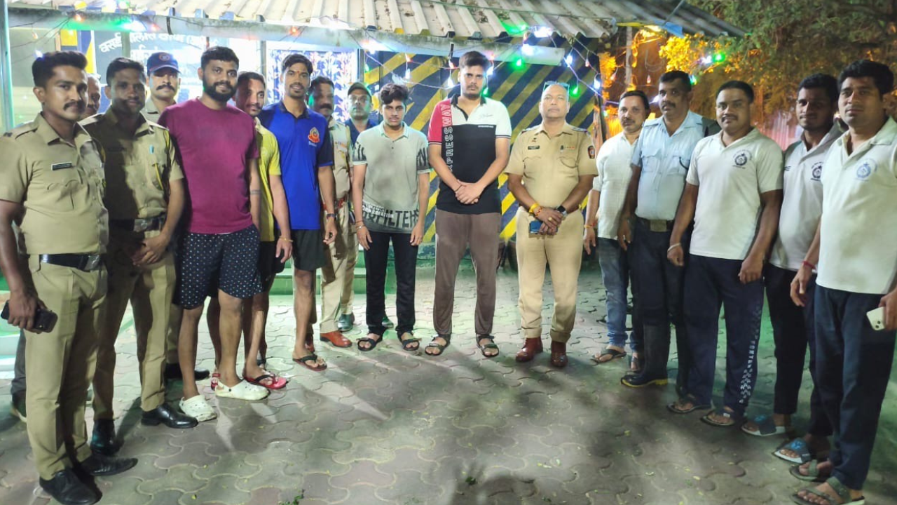 2 youths rescued from rising tides at Vasai's Bhuigaon Beach
