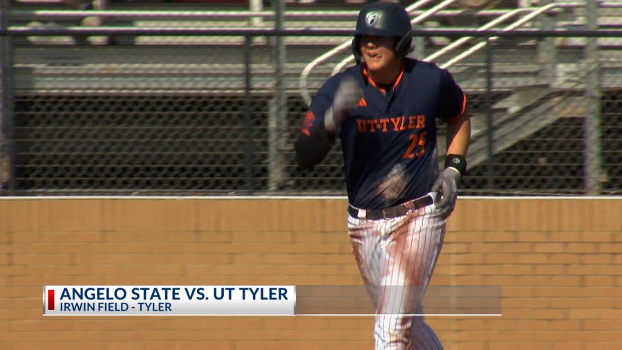 UT Tyler baseball splits doubleheader with Angelo State