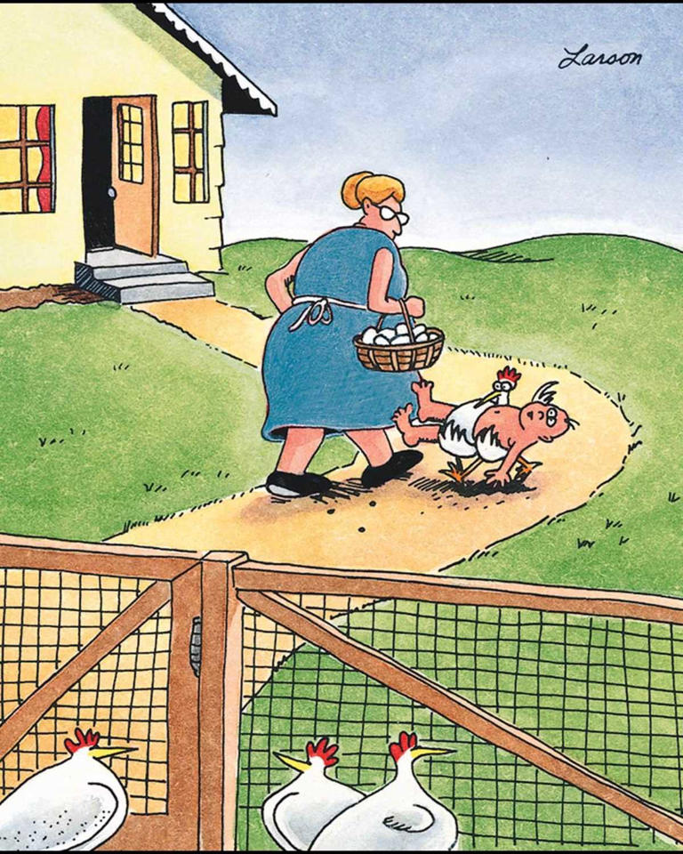 15 Funniest The Far Side Comics Featuring Chickens, Ranked