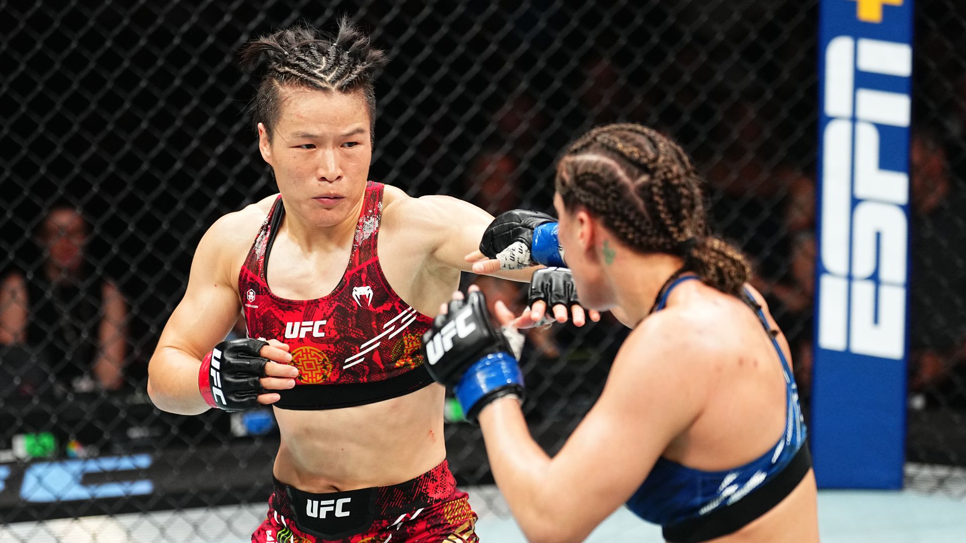 Zhang Weili vs. Tatiana Suarez full fight video highlights