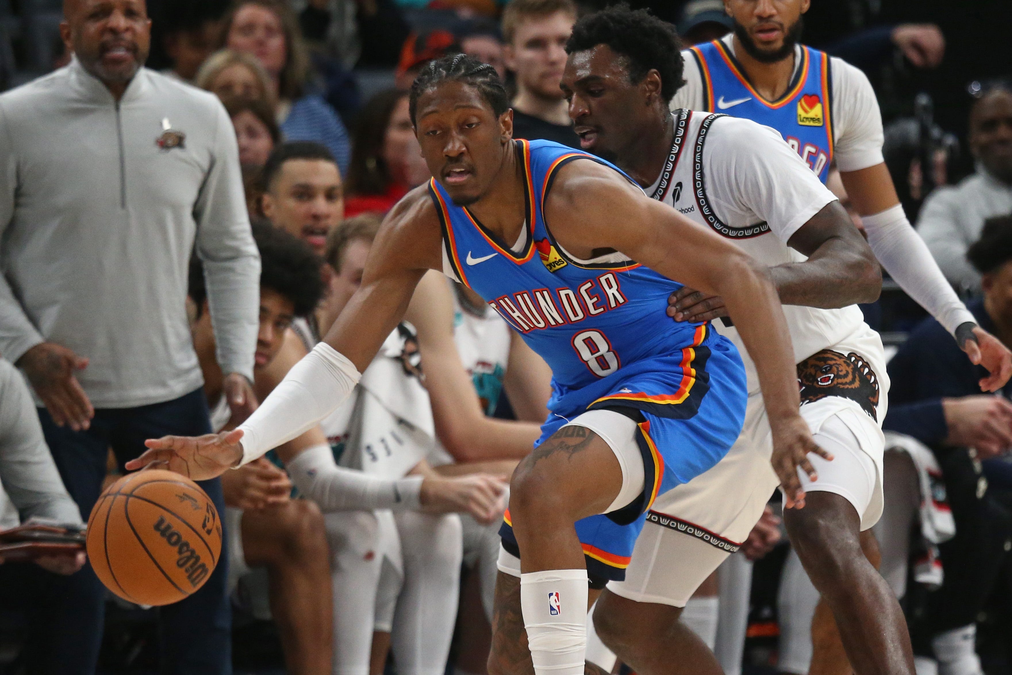 Player grades: Short-handed Thunder shush Grizzlies in 125-112 win