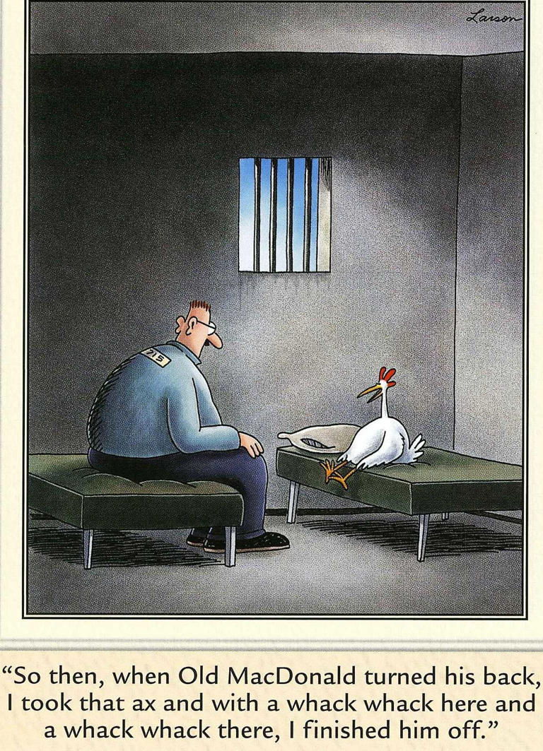 15 Funniest The Far Side Comics Featuring Chickens, Ranked