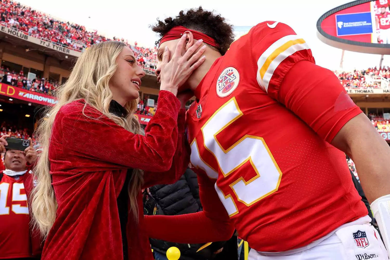 How NFL WAGs like Brittany Mahomes & Bryonna Bry Burrows are supporting ...
