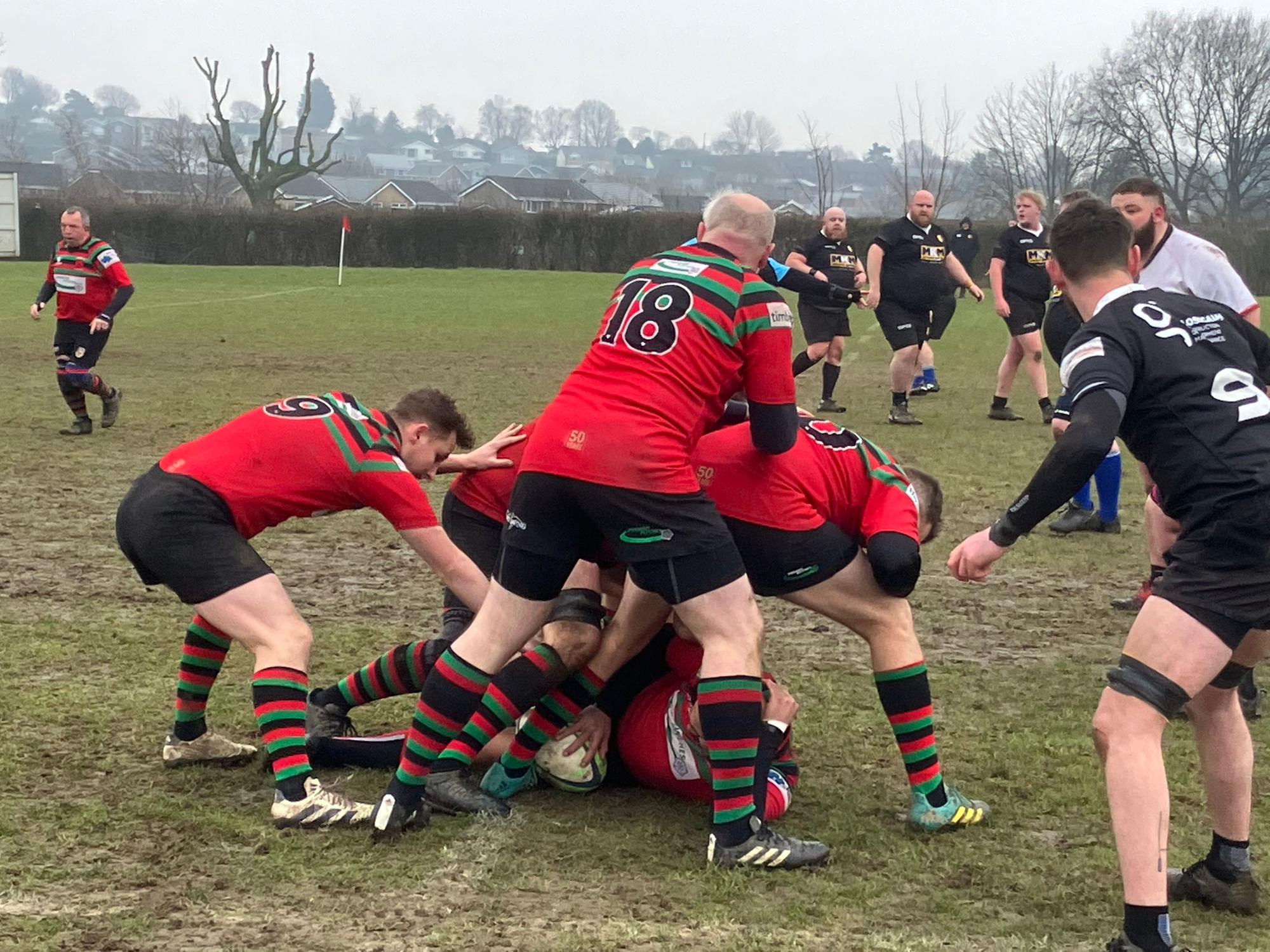 Dronfield Rugby Club's Bucks and Greys XV deliver a victory