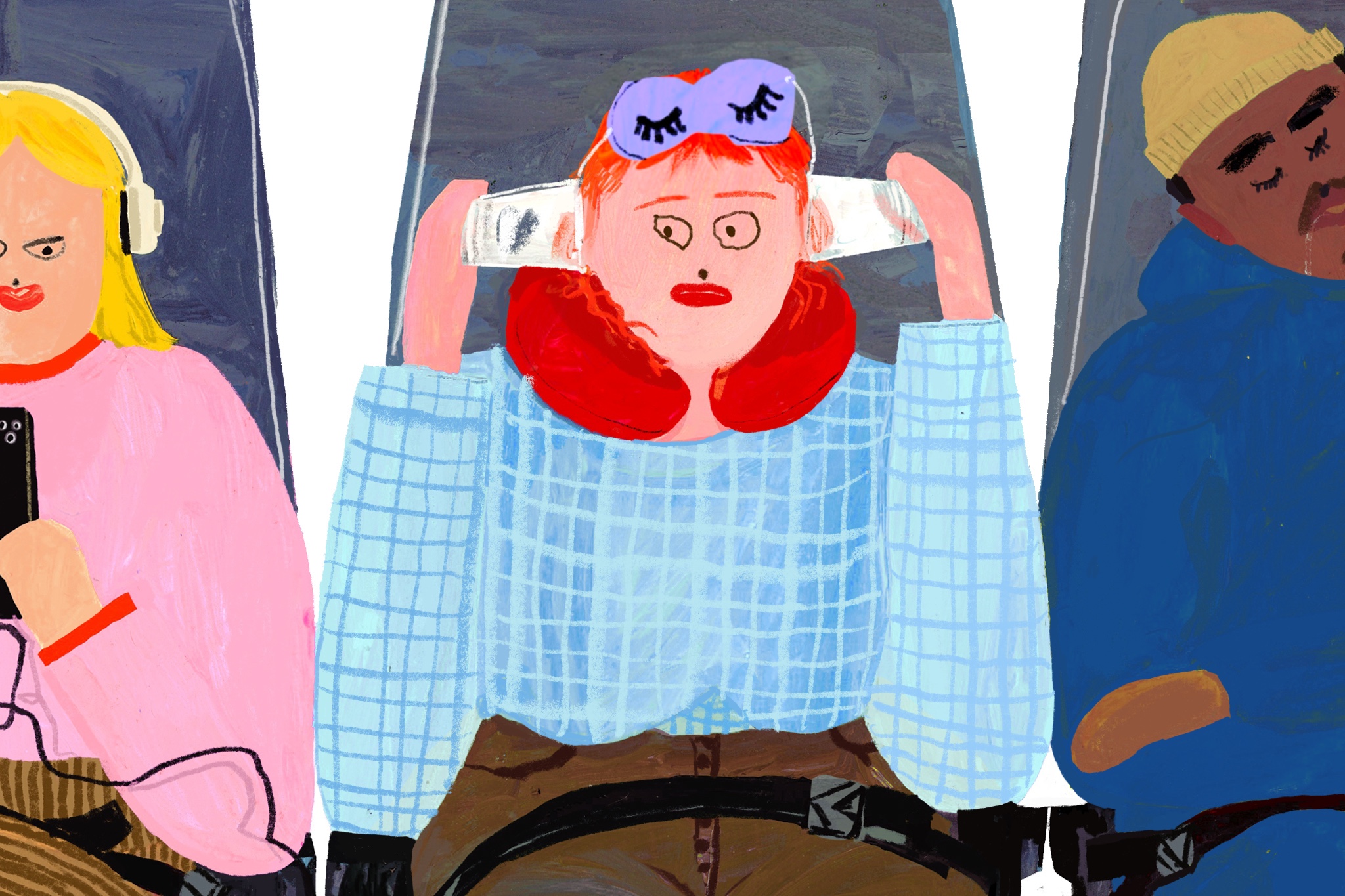 Does ear-cupping really help with air pressure pain on a flight?