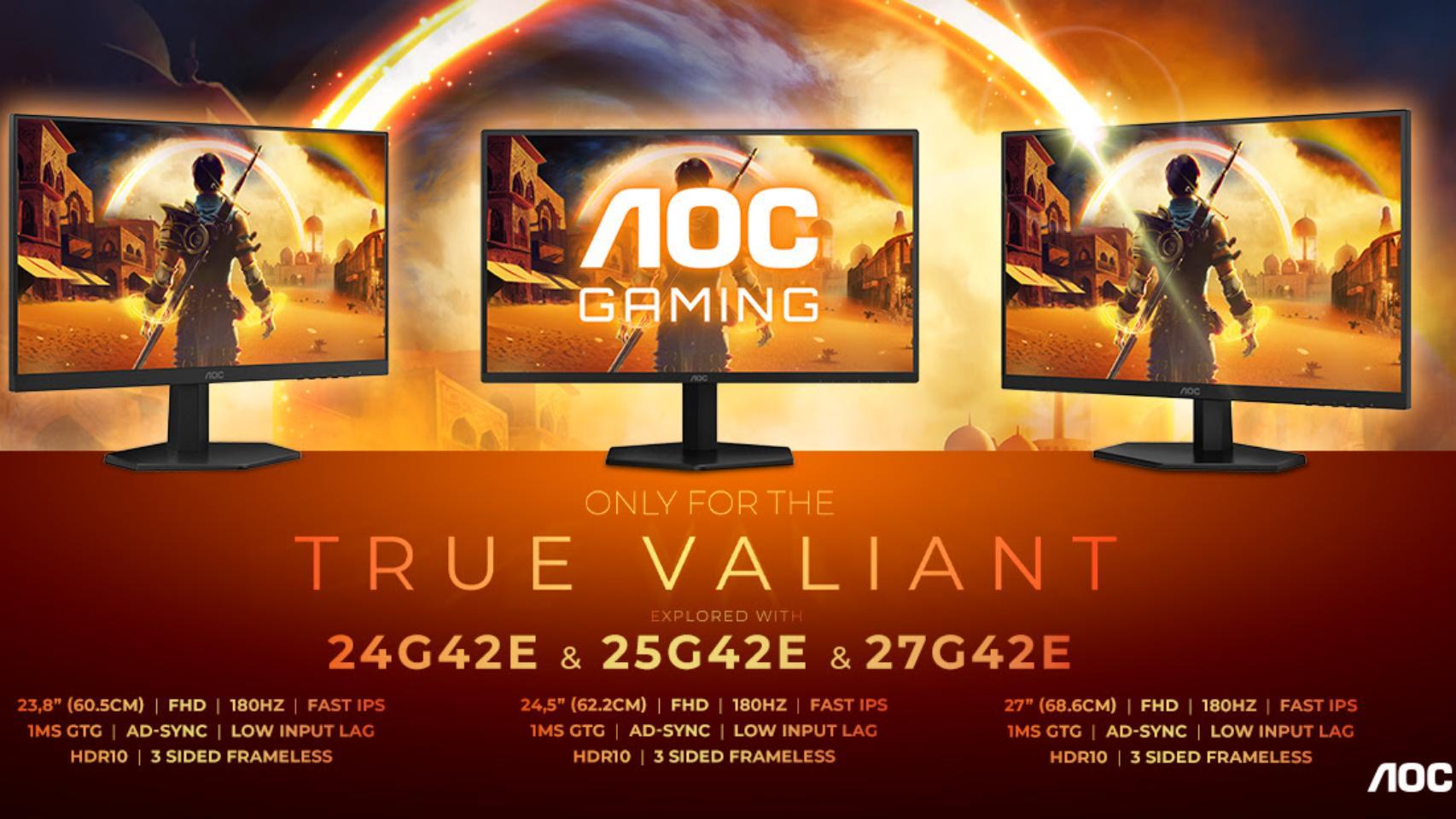 AOC presenta sus nuevos monitores gaming: asequibles, con 180 Hz de ...