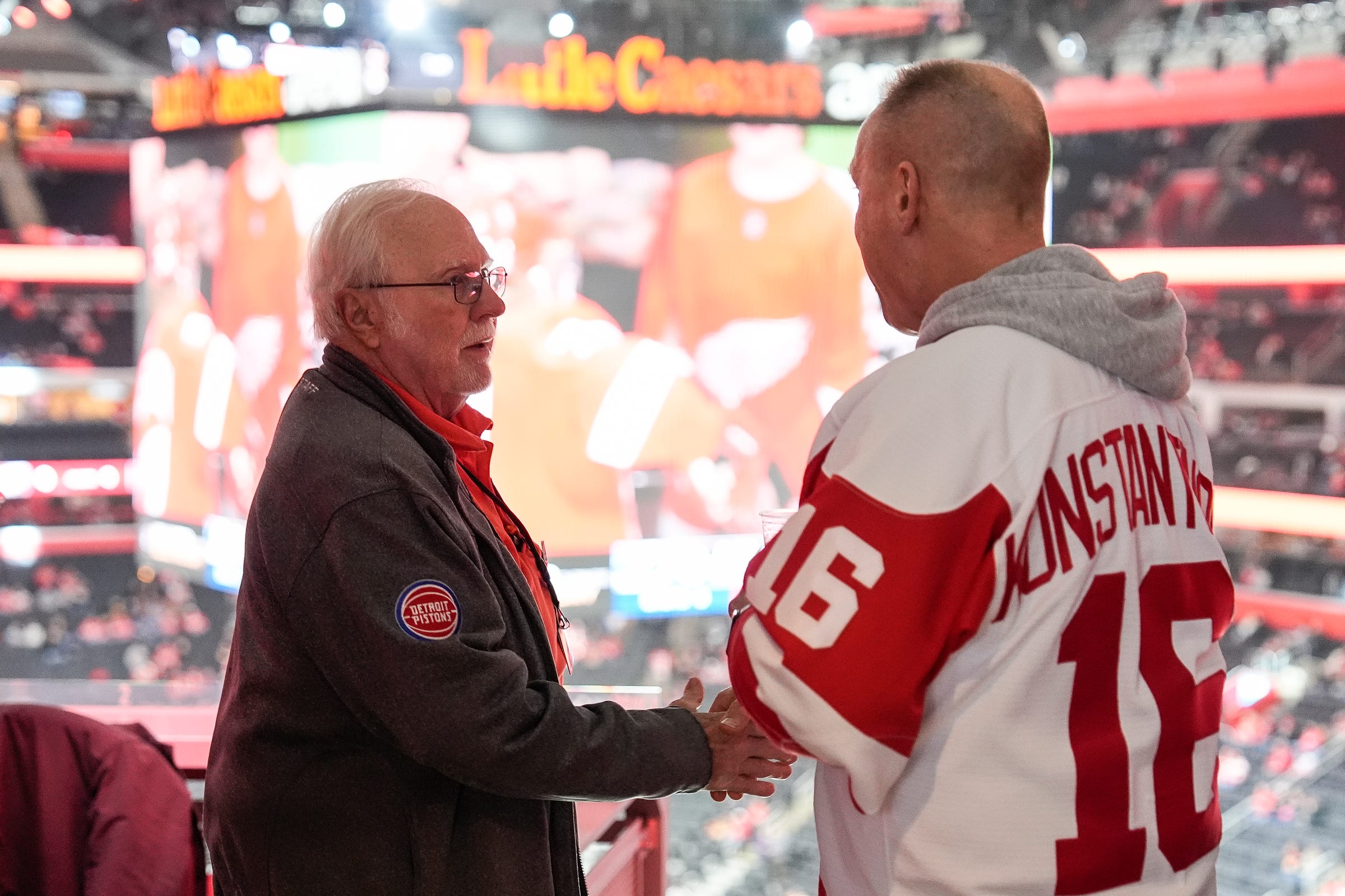 This Little Caesars Arena usher had a special rooting interest for ...