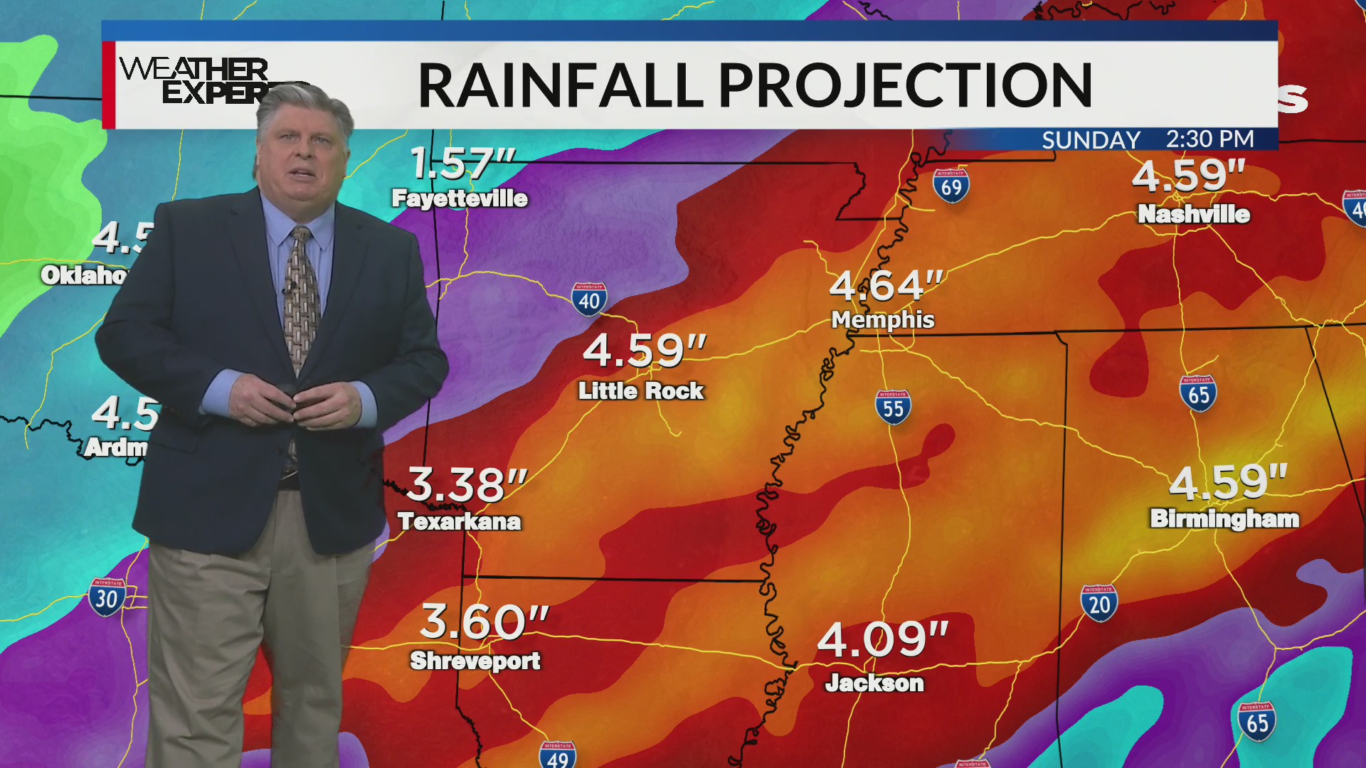 WREG MEMPHIS WEATHER Sunday Feb 9th