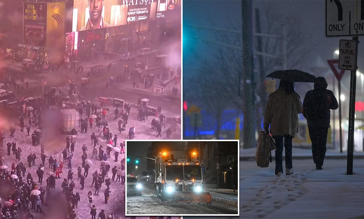 'Dangerous' snow storm barrels across the Northeast