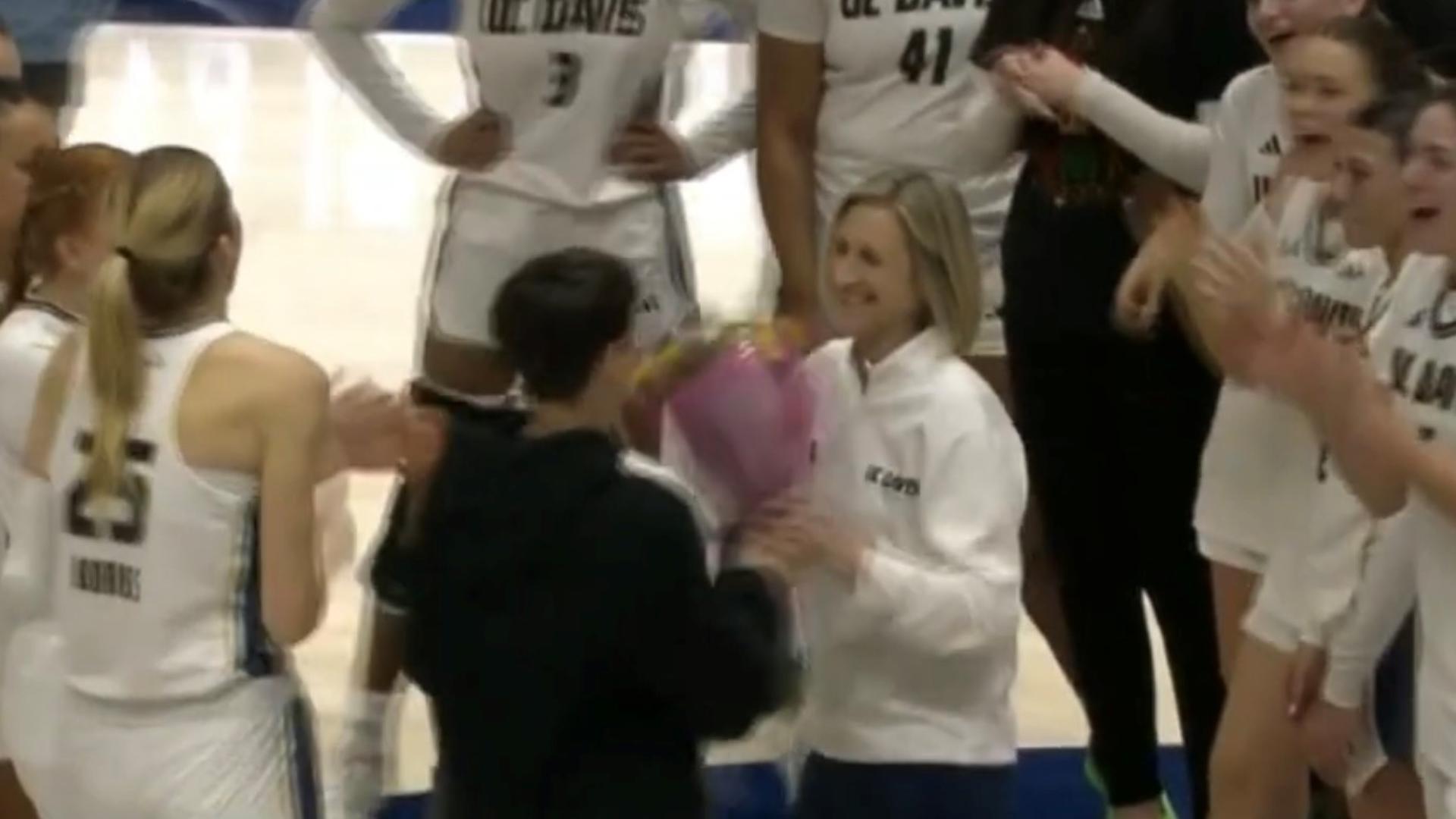 UC Davis women's basketball head coach Jennifer Gross sets record for ...