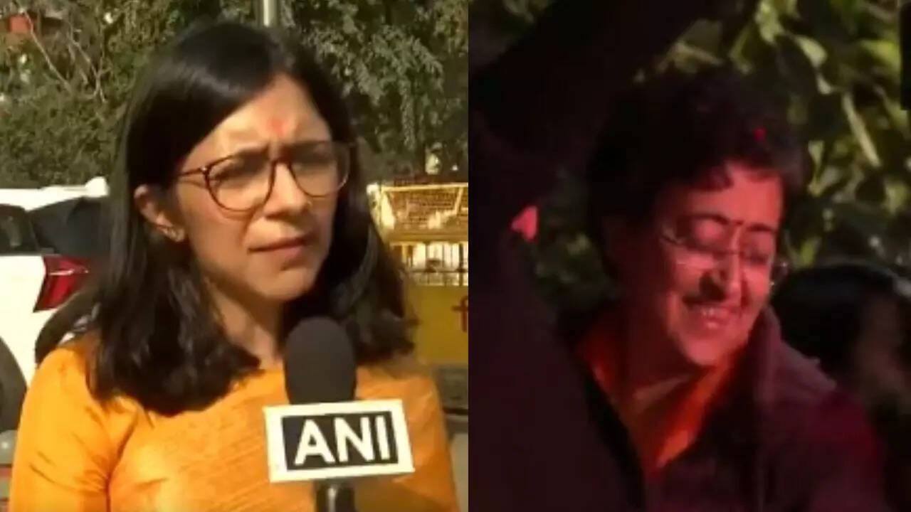 Why is Atishi dancing? Is she celebrating AAP's defeat: Swati Maliwal ...