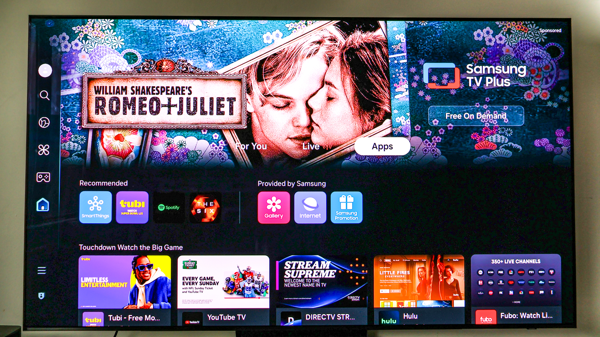 How to download apps on a Samsung smart TV