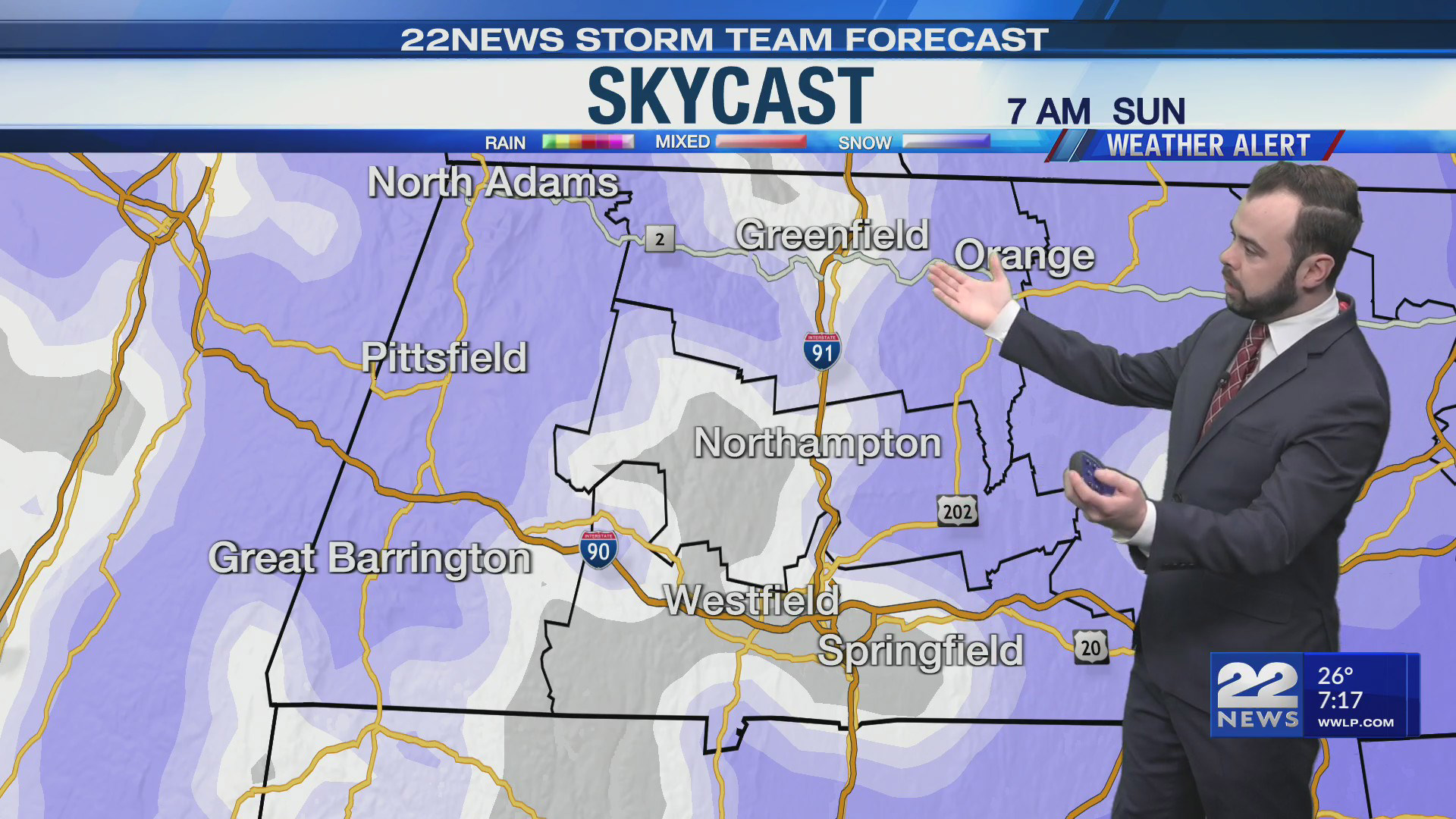 Scattered flurries and freezing rain expected Sunday morning Scattered flurries and freezing rain expected Sunday morning