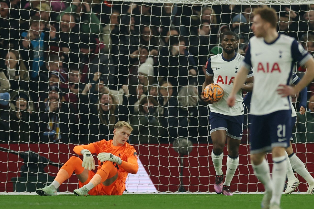 Flimsy, flawed and out of two cups in a week – Tottenham and Ange ...
