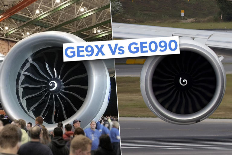 How Much Larger & More Powerful Is The 777X's GE9X Engine Than The 777 ...