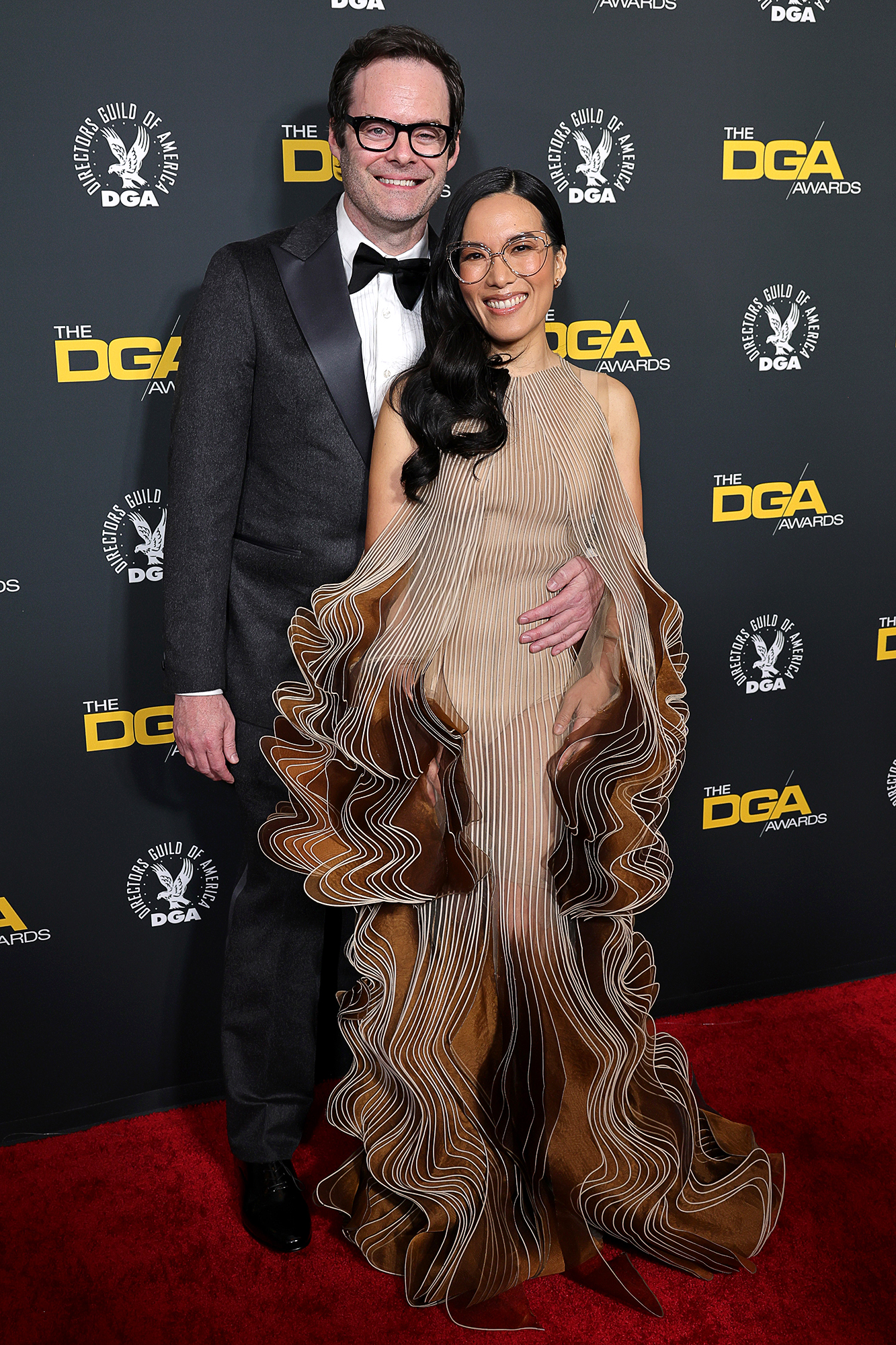 Ali Wong and Bill Hader Make Red Carpet Debut at 2025 DGAs