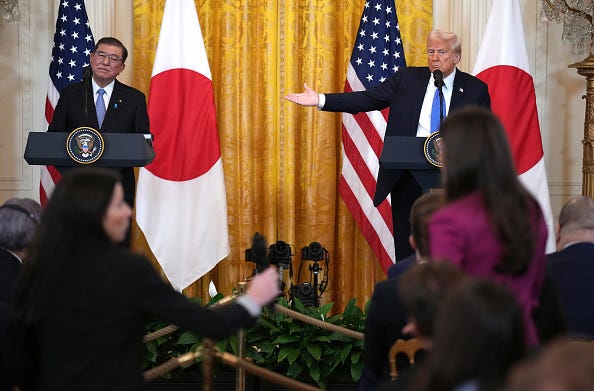 Japan’s Prime Minister gifts Trump golden samurai helmet