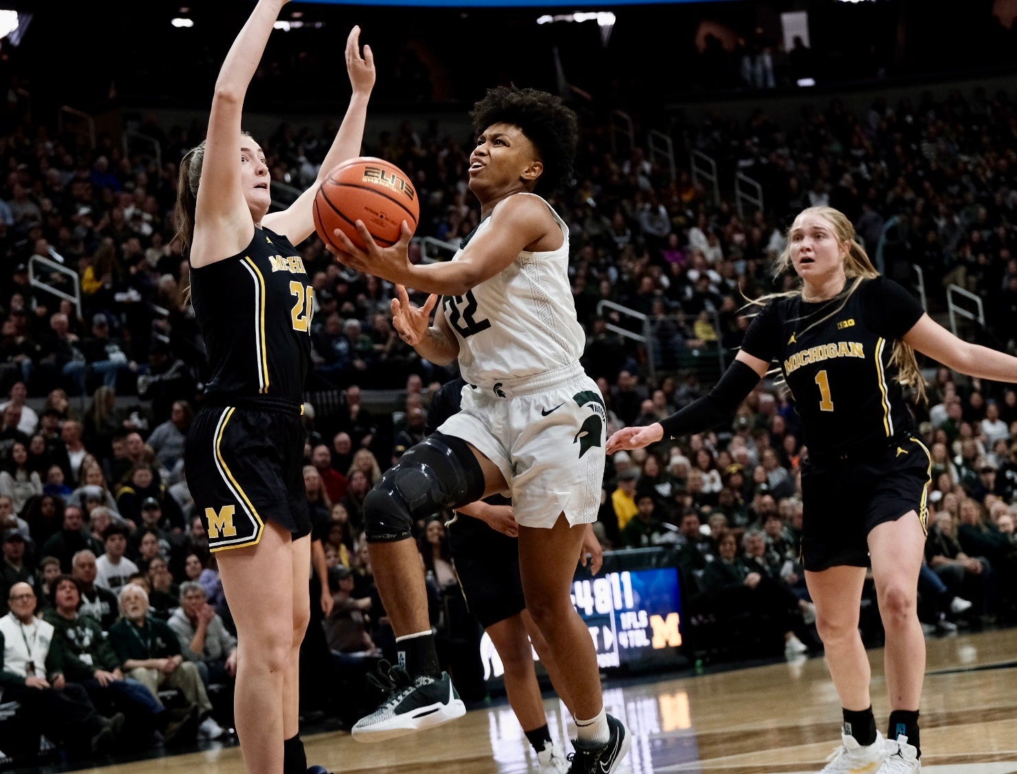 MSU women's basketball falls at home to Michigan