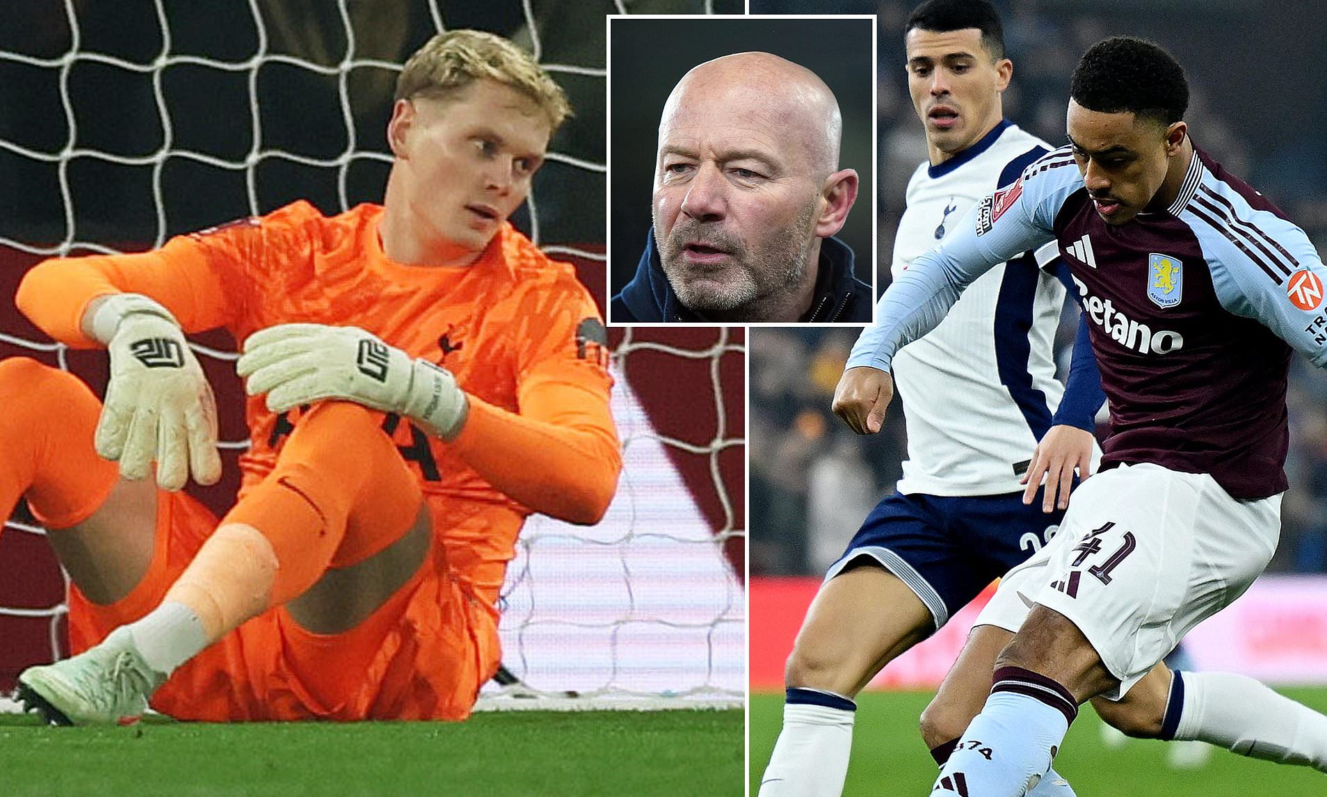 Alan Shearer SLAMS Tottenham goalkeeper Antonin Kinsky for 'howler' as ...