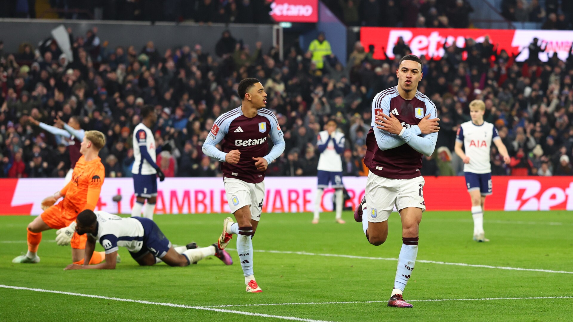 Aston Villa 2-1 Tottenham Hotspur: Brilliant Villa surge past Spurs