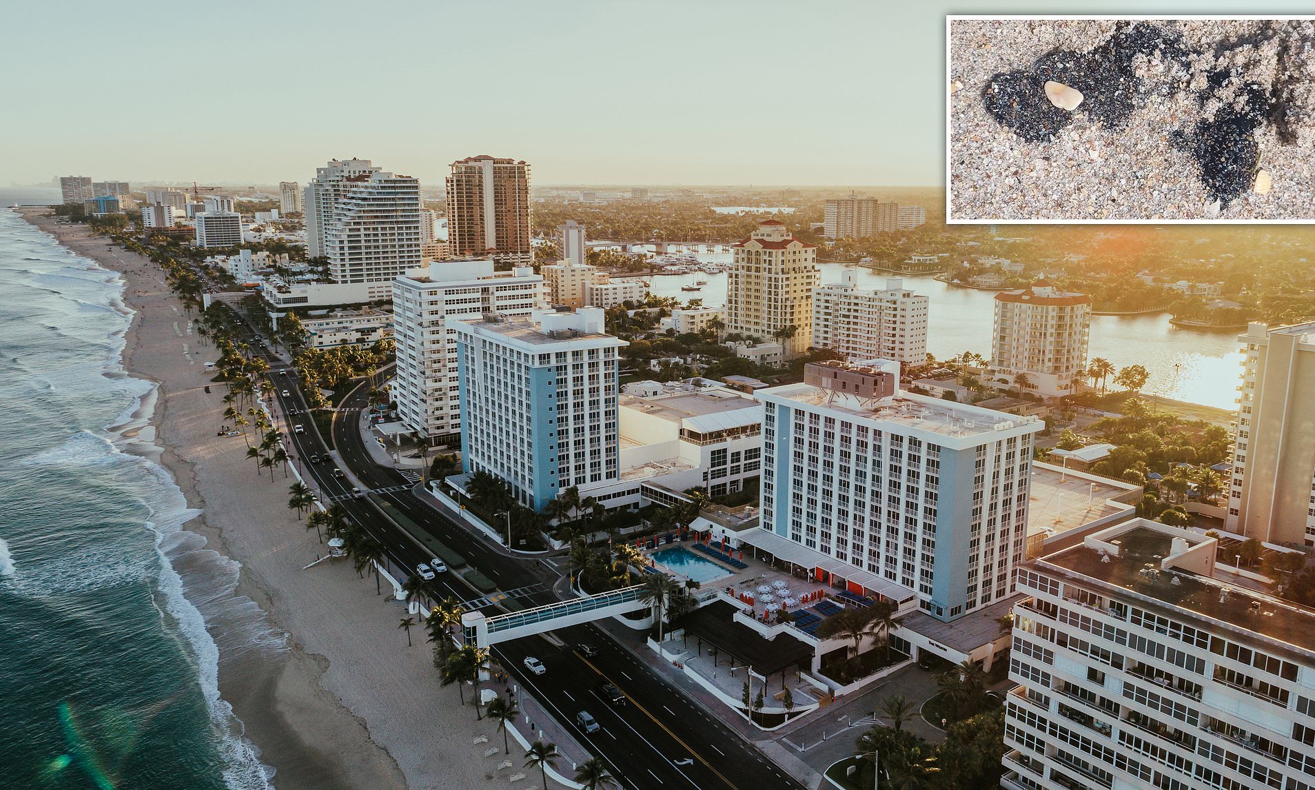 Major Florida beach is evacuated after shock discovery