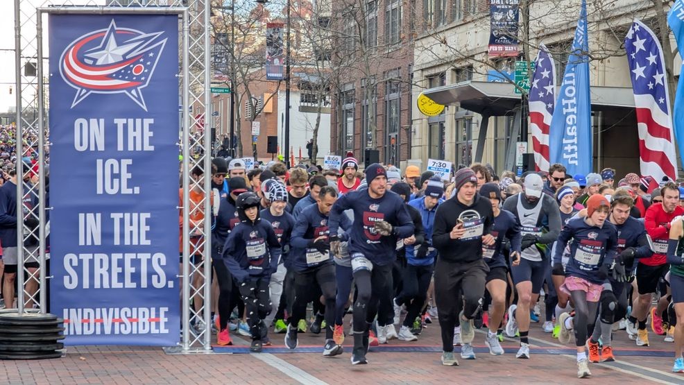 Columbus Blue Jackets fans lace up for 5th Line 5K race