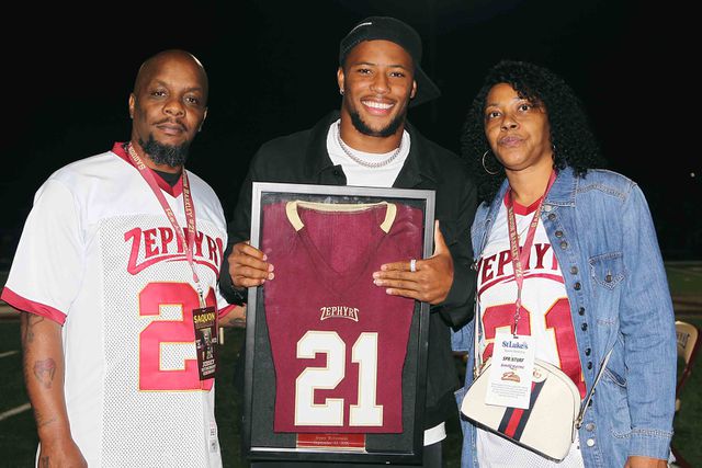 All About Saquon Barkley’s Parents, Alibay Barkley and Tonya Johnson ...