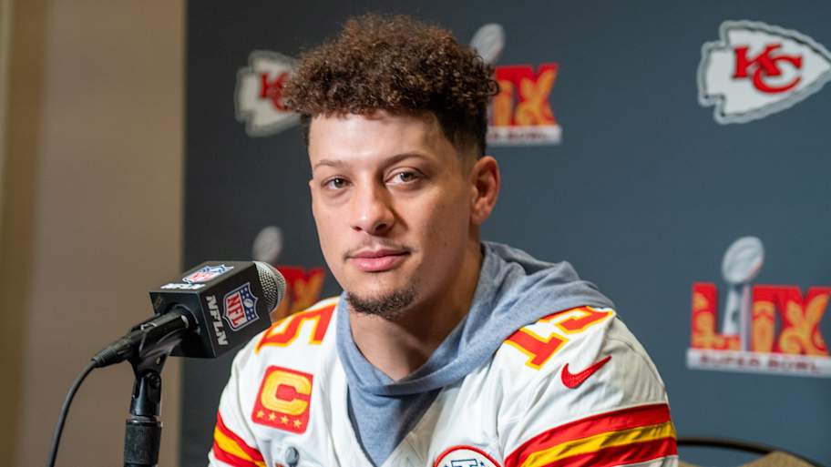 Patrick Mahomes dressed for a funeral of someone he doesn't like before ...