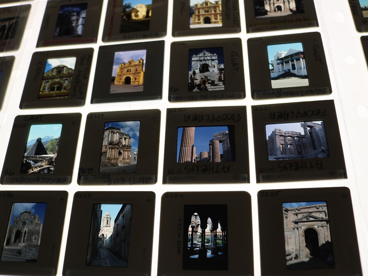 How researchers are saving architectural slide collections