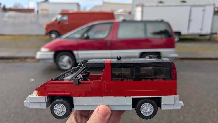 This Pontiac Trans Sport Is Our New Favorite Lego Set